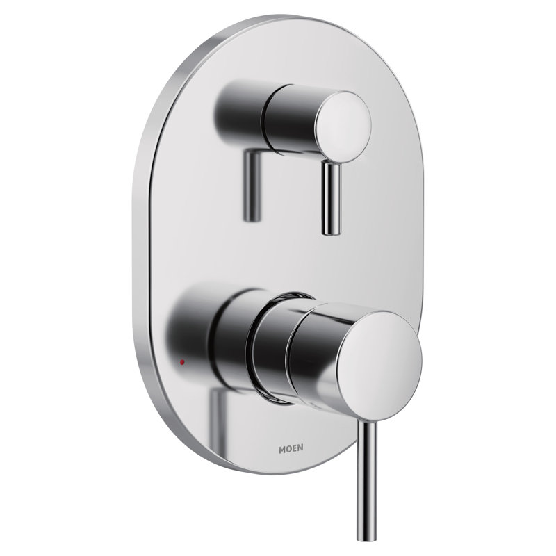 Moen Align M-CORE 3-Series 2-Handle Shower Trim With Integrated Transfer Valve, Valve Required ...